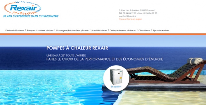 Découvrez le nouveau site web REXAIR