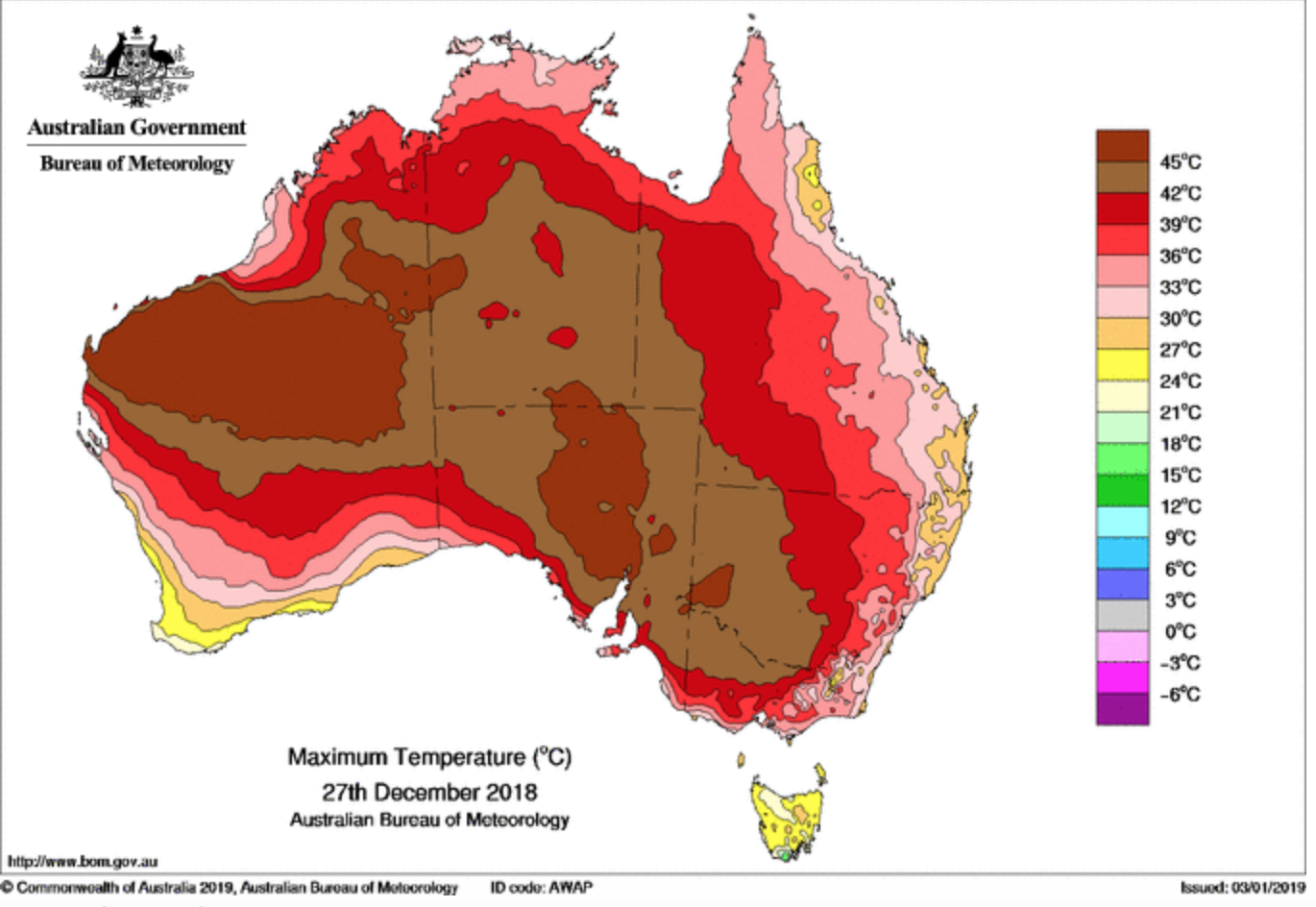 Climate Diary of an extreme heatwave across Australia and climate heat ...