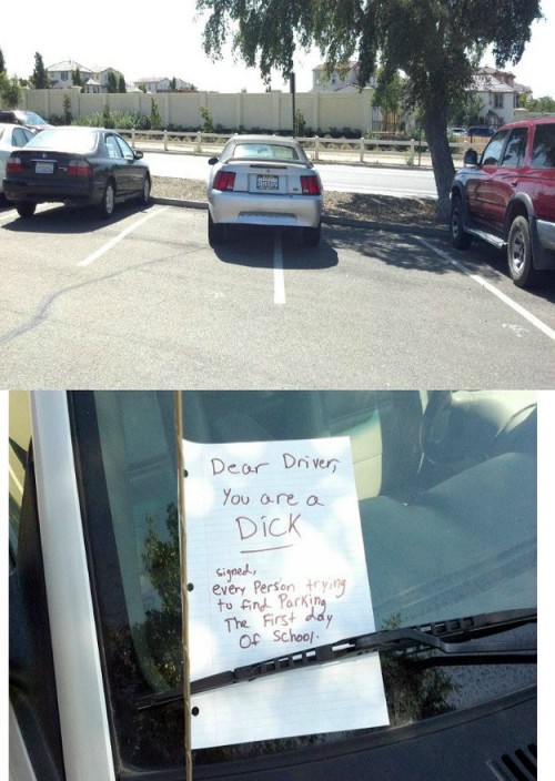 Sarcasms: Most Hilarious Windshield Notes Ever (10+ Pictures)