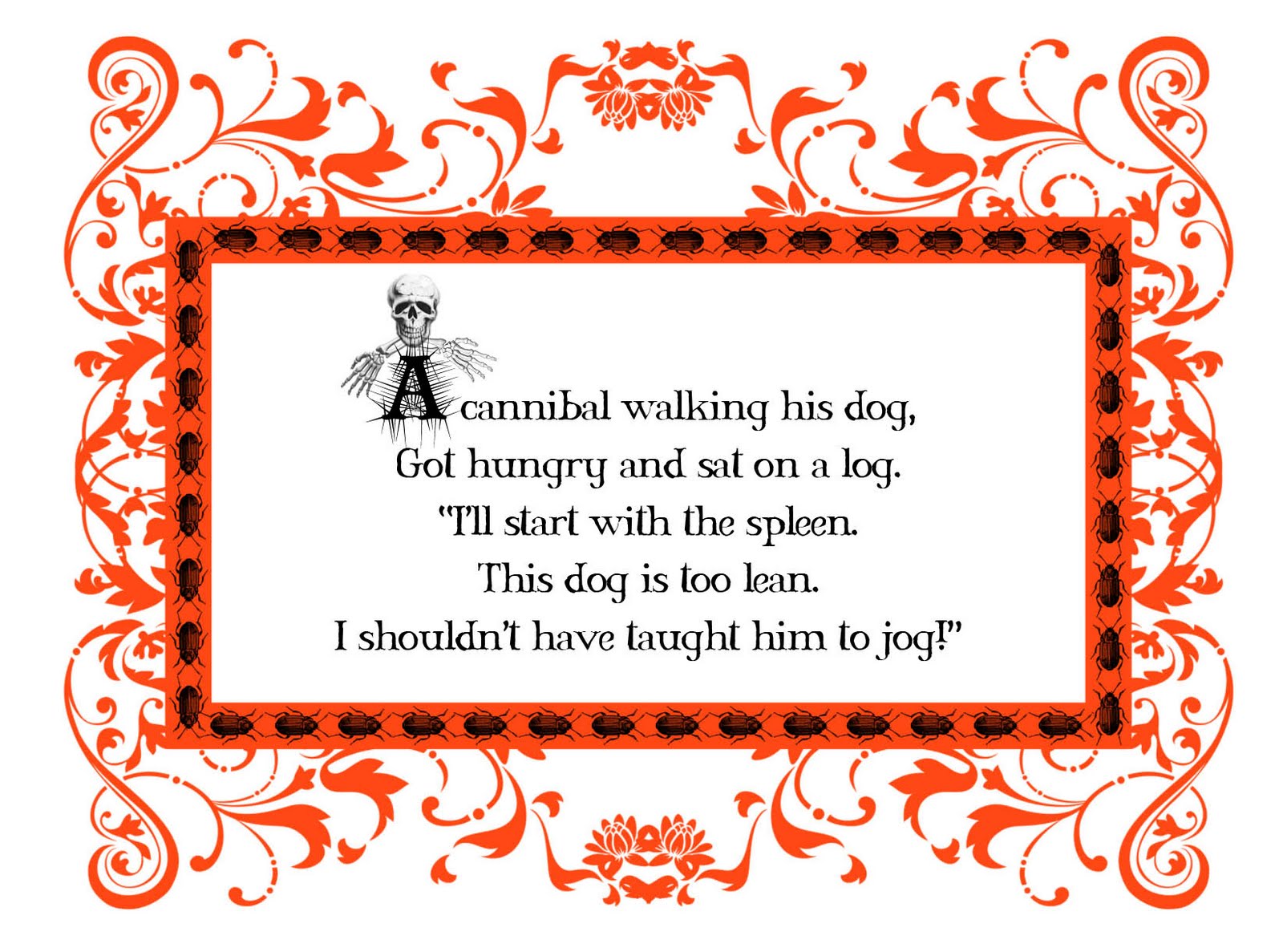 Summer Eden Poetry Center: The Cannibal and his Dog