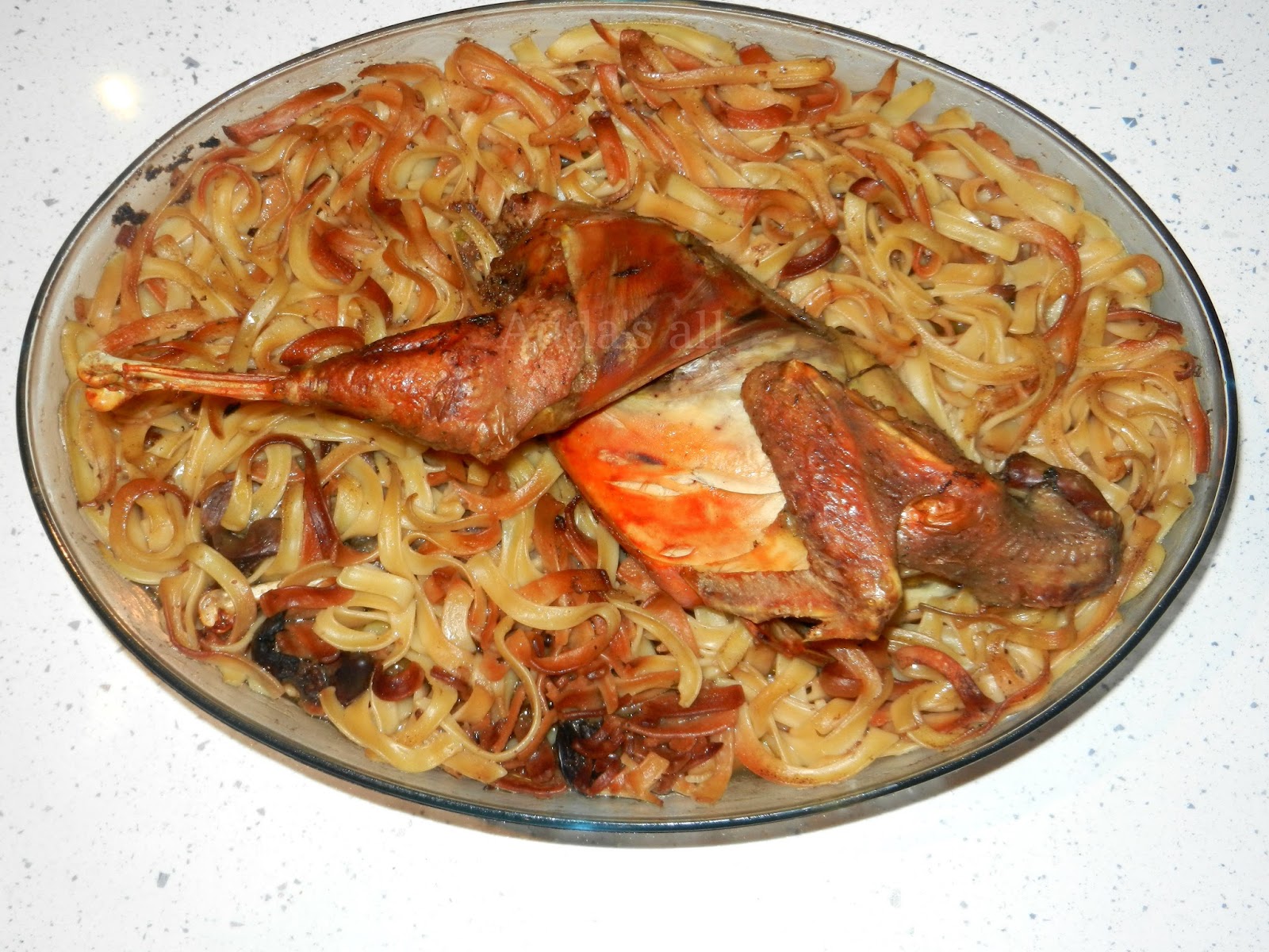 Adda's All : Jufka,La pasta albanese con cappone al forno