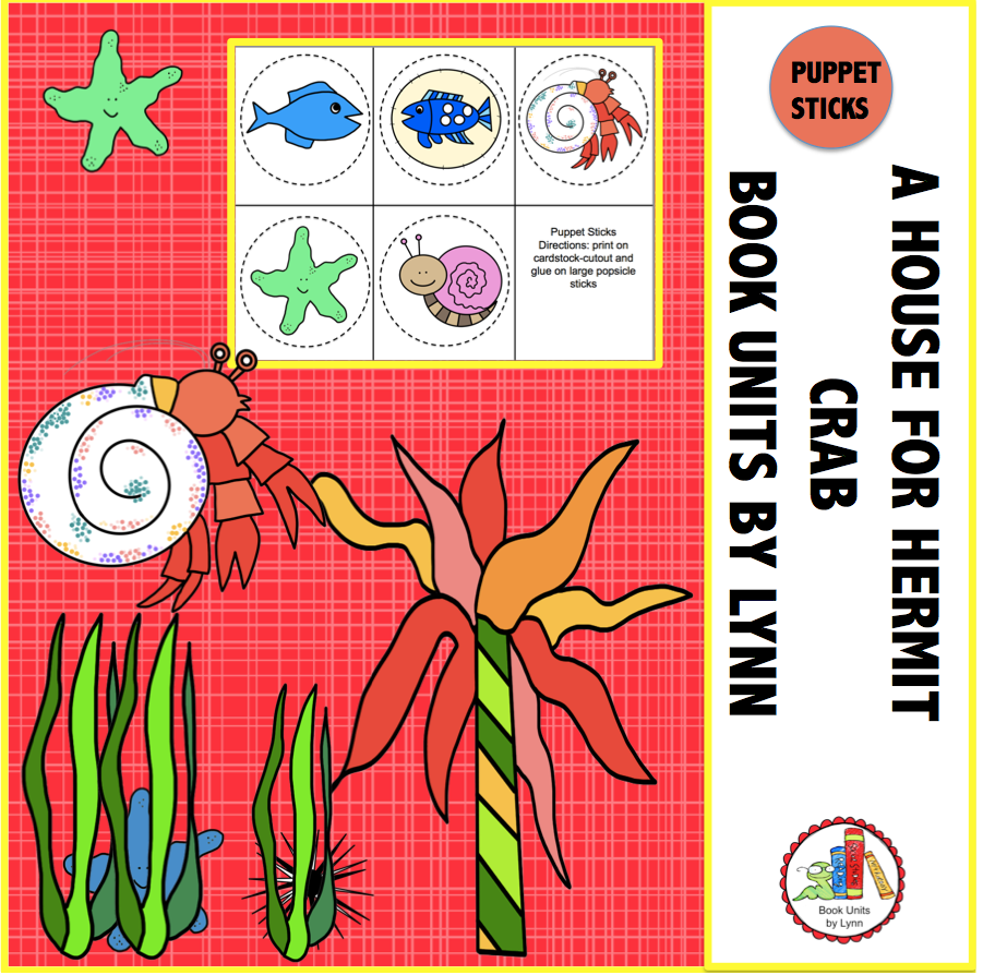 A HOUSE FOR HERMIT CRAB ~ Book Units by Lynn