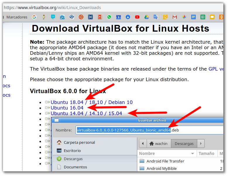 Instalar VirtualBox 5.2 de 32 bits en Linux Mint, Ubuntu 16.04, 18.04, Debian y derivados, etc ...