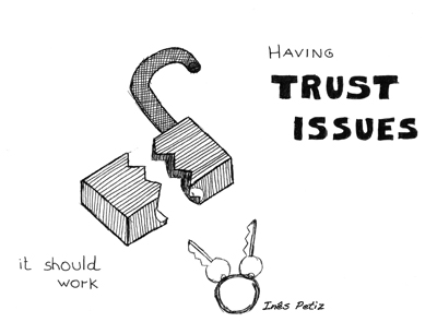 365 illustrations with type: 30. Trust issues