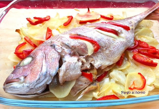 Cocinax2. Las recetas de Laurita.: Pargo al horno