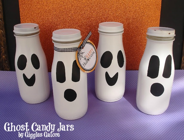 Ghost Candy Jars - Giggles Galore