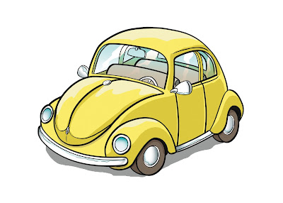 .: Fusquinha amarelo