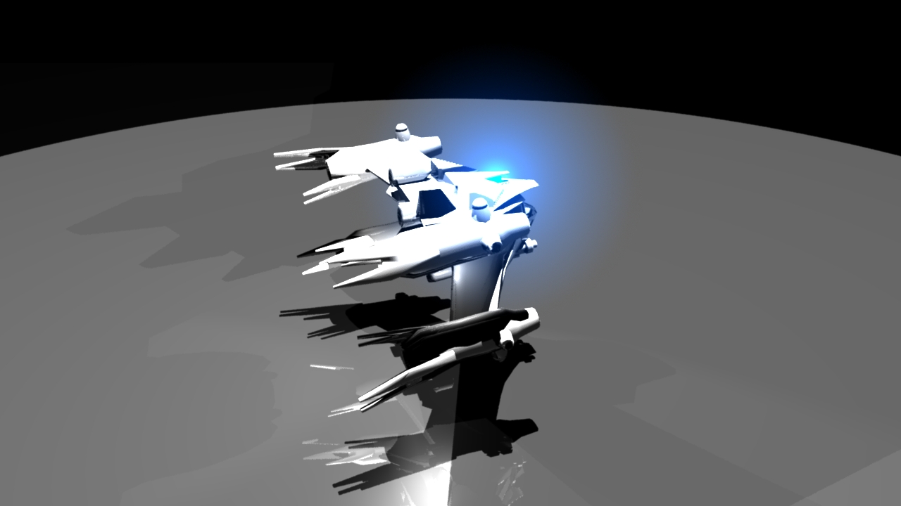 2D/3D Animation Blog: UFO Texturing/Lighting Rendering