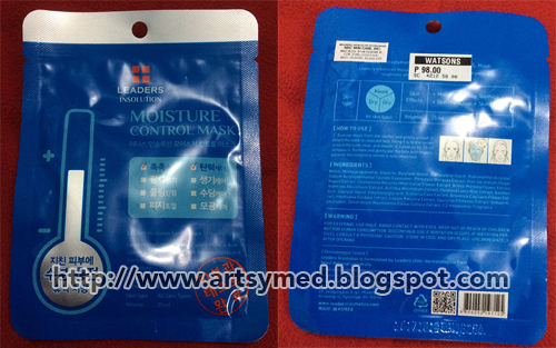 Artsy Med: Leaders Insolution Face Mask Sheet - Review