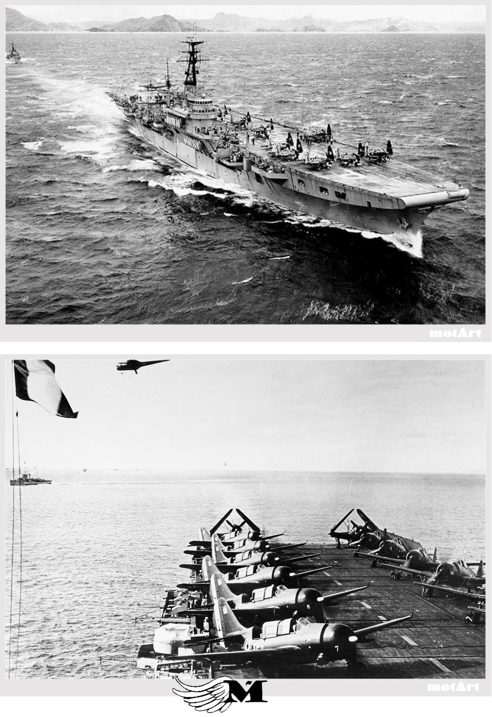 MotArt: French aircraft carrier Arromanches