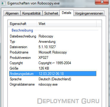Deployment Guru: Jetzt wieder schneller - Robocopy unter Windows 7 und Server 2008 R2
