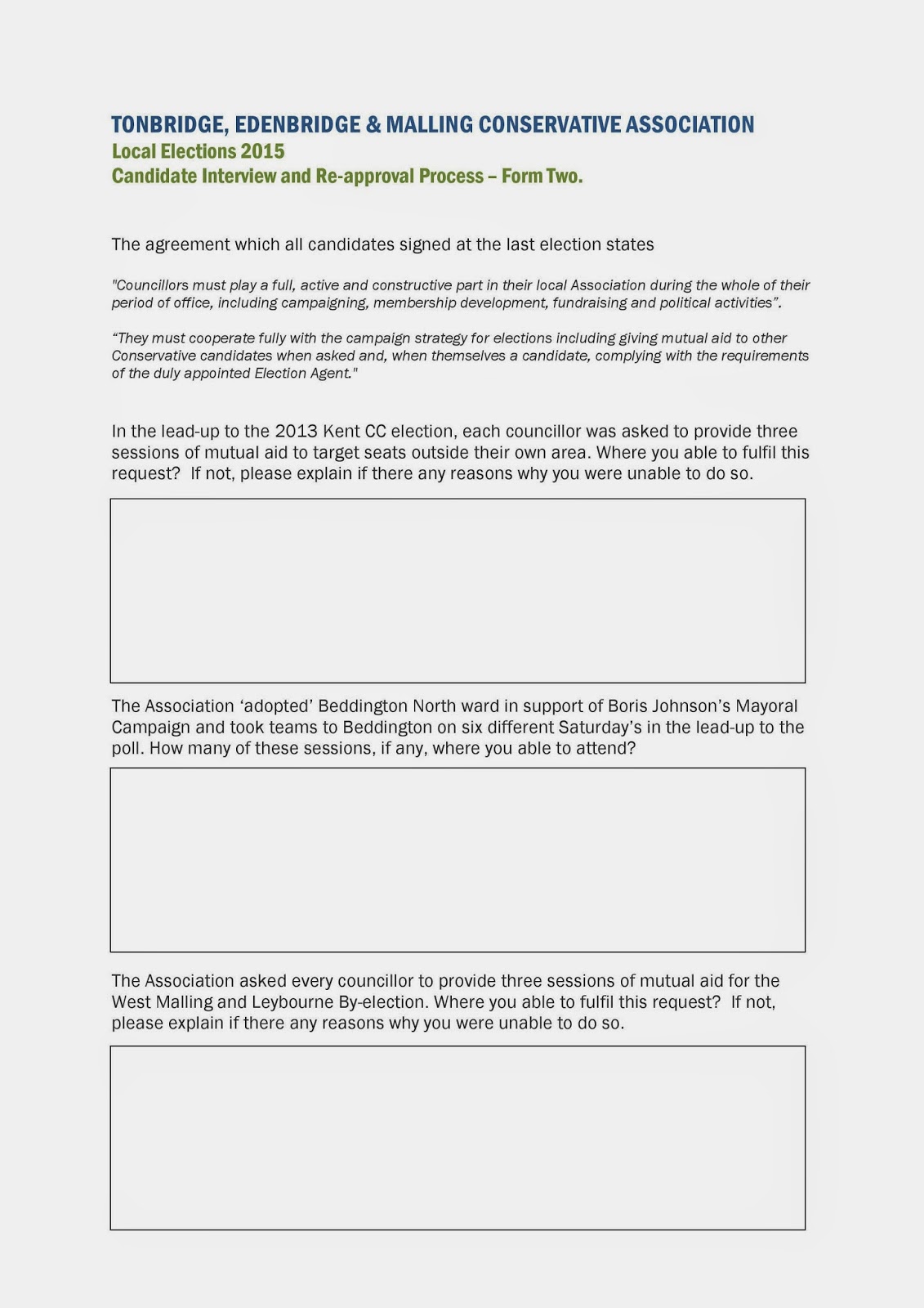 DIARY OF A CONSERVATIVE PARTY AGENT: May 2014