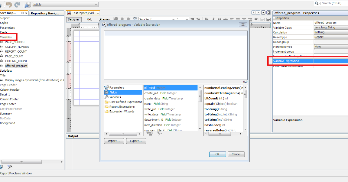 How to Bold the text inside the variable expression in Jasper Reports ...