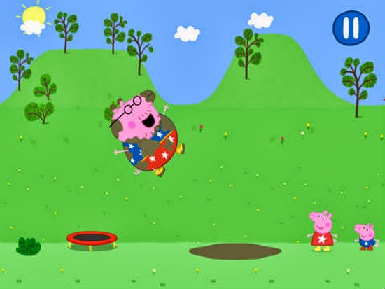 Squeaky Baby: Peppa Pig Daddy Pig's Puddle Jump App Review