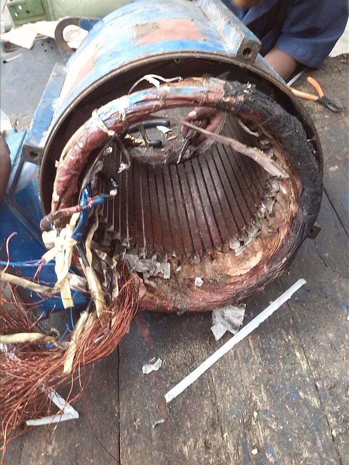 How to rewind Three-Phase induction stator.