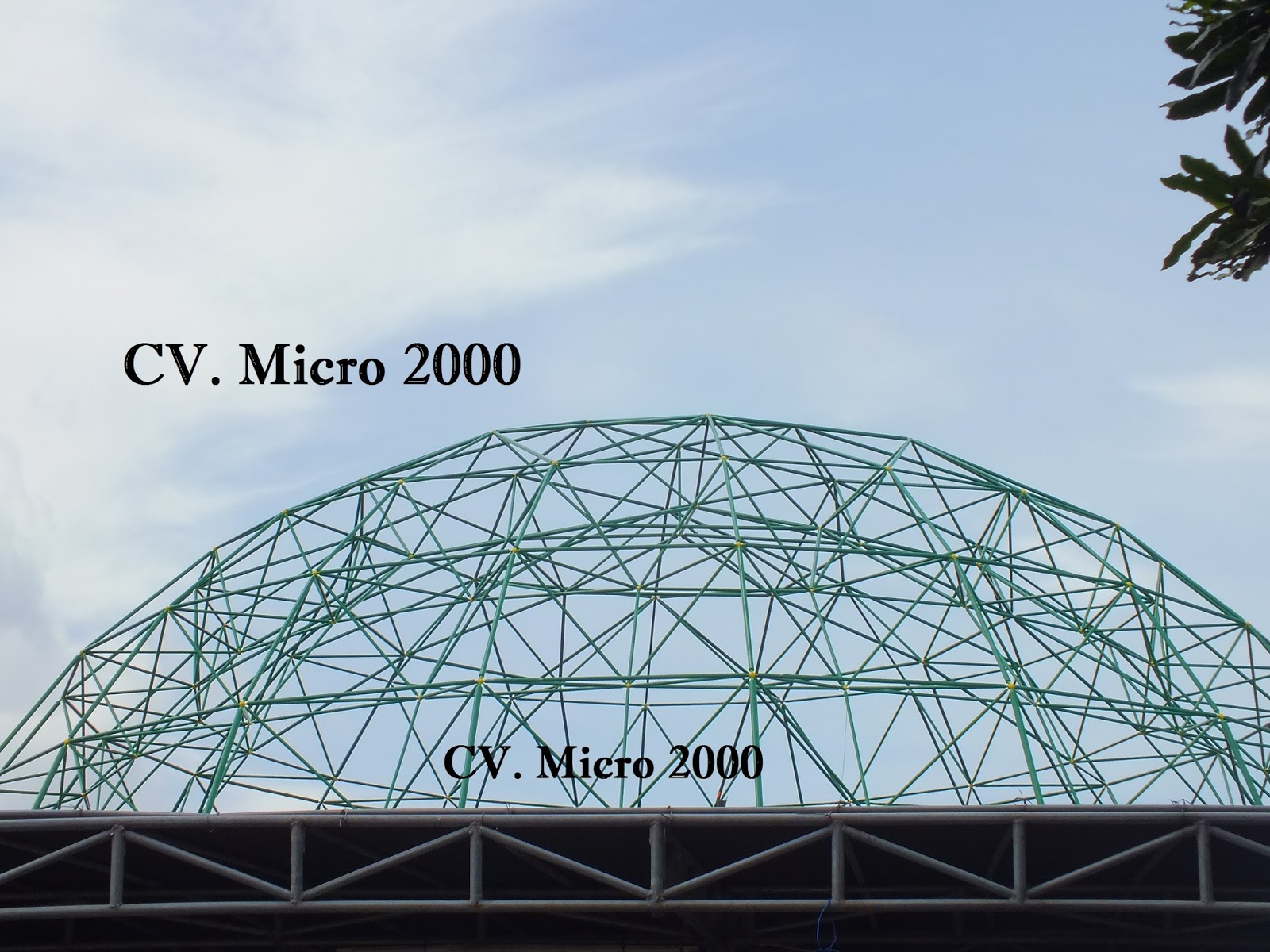 Kontruksi Space frame Ball Join ~ Kubah Masjid