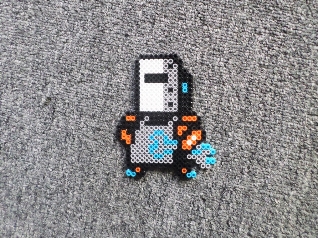 Long Black Fingers : Shovel Knight Perler Beads