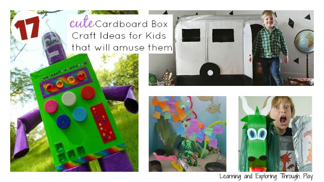 Learning and Exploring Through Play: 17 Awesome Cardboard Box Creations