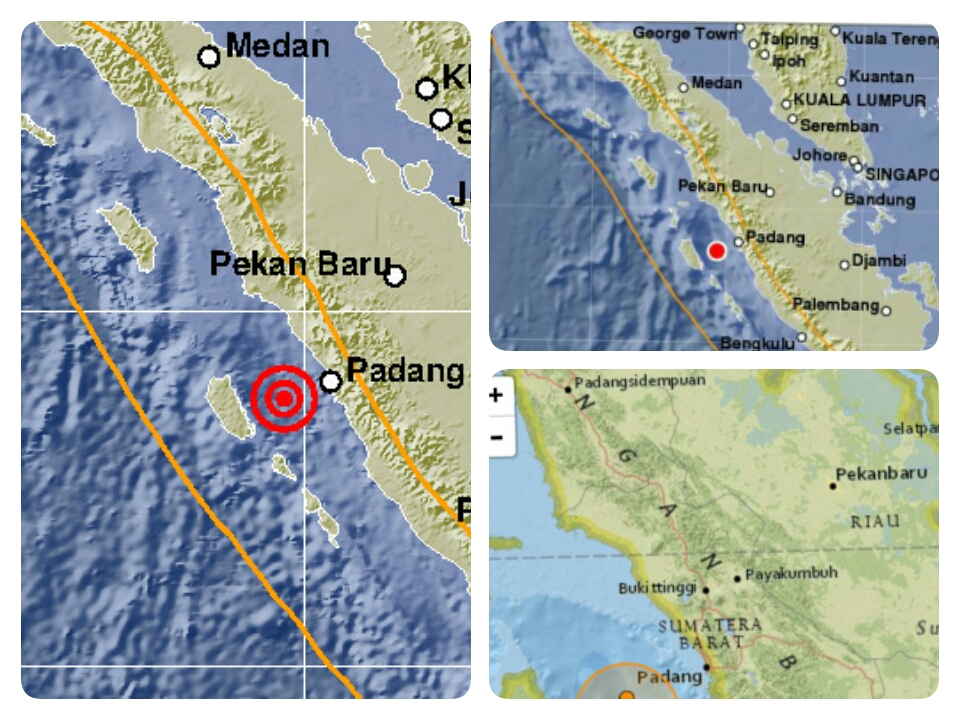 Minggu Pagi Ini, Padang dan Pariaman Diguncang Gempa 4,8 SR - sumatrazone
