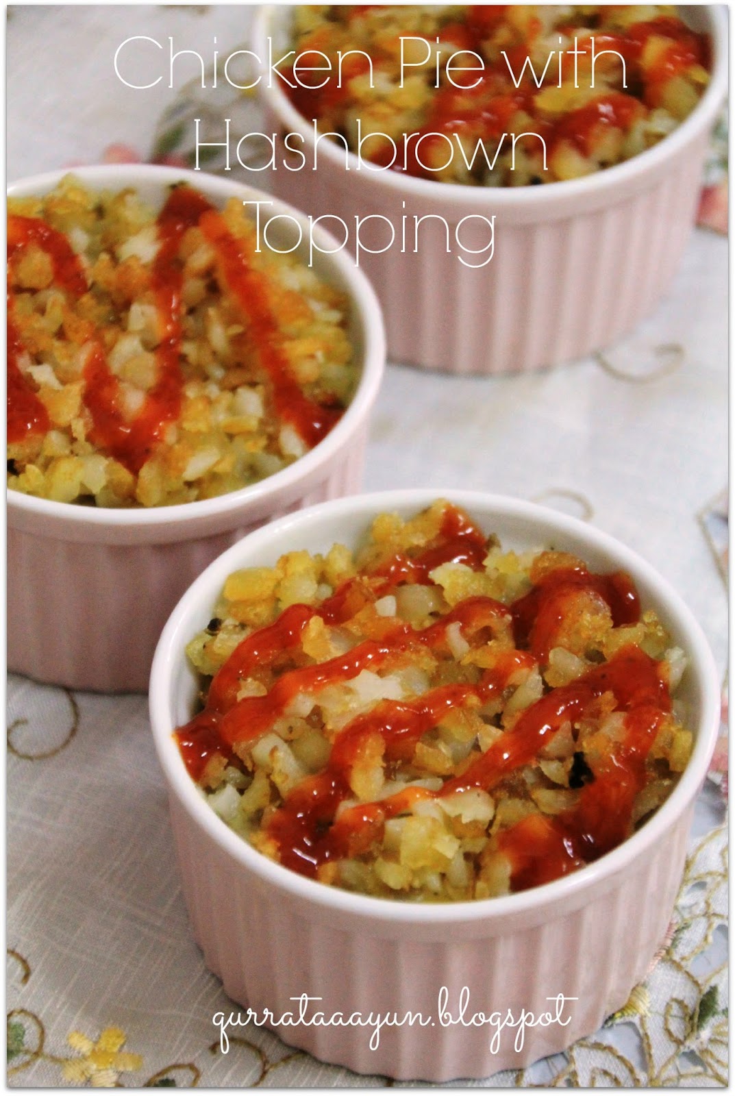 Life is a Constant Battle: Chicken Pie with Hashbrown Topping