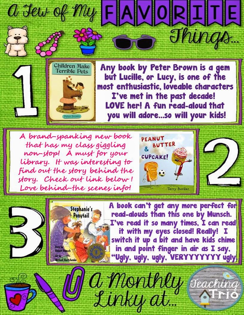 First Grade Bloomabilities: A Few of My Favorite Things...