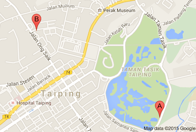 Keindahan Alam Sekitar: PETA TAIPING/PERAK