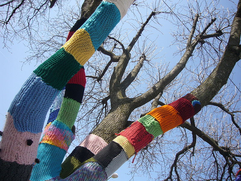 Art Seen Asheville: City-sponsored Yarnstorming June 10th