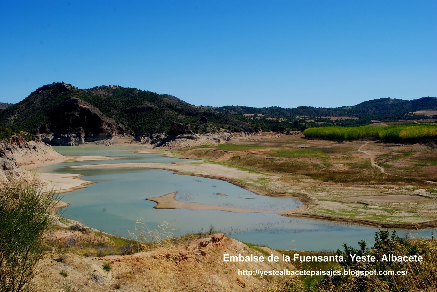Yeste. Albacete. Paisajes: Embalse de La Fuensanta. Yeste