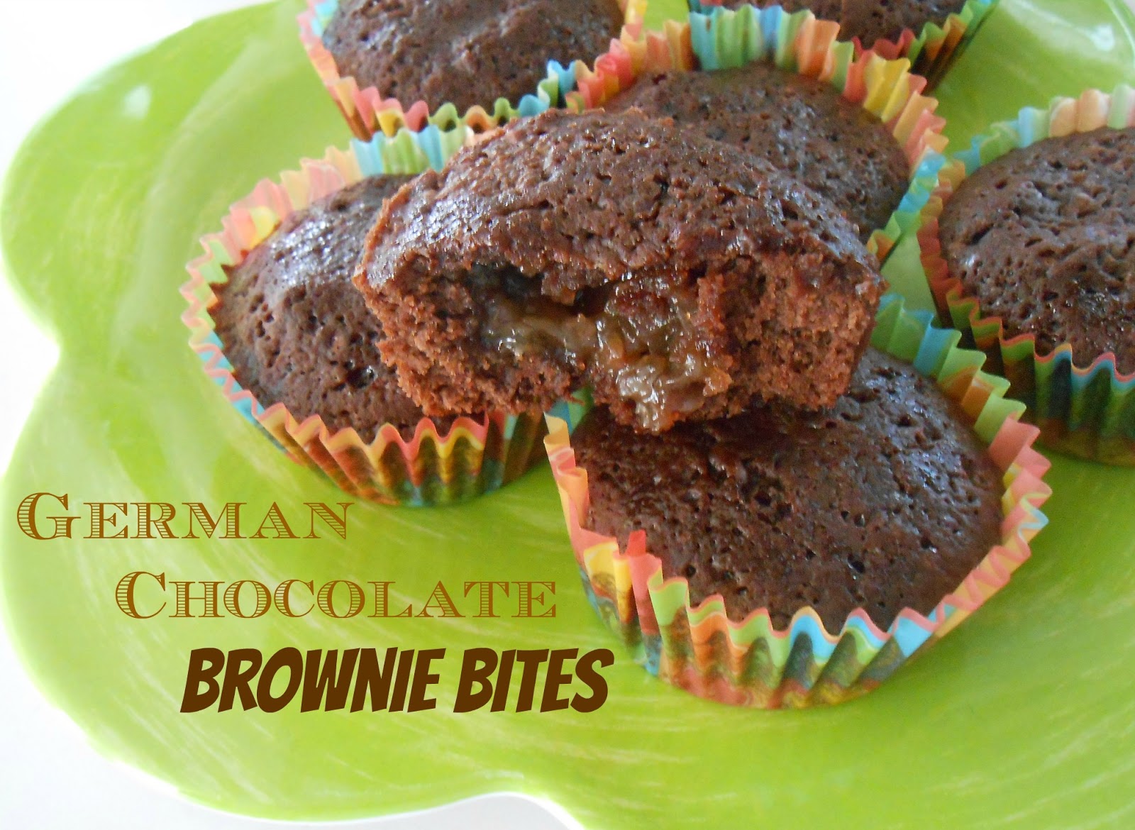 The Better Baker: German Chocolate Brownie Bites