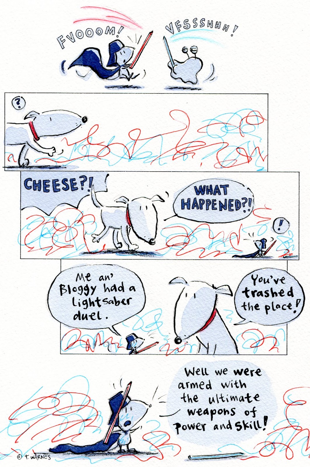 Chalk & Cheese Comics: The Force Unleashed