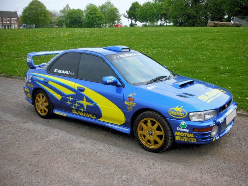 The Green I Signs Blog: Subaru Impreza World Rally Car Graphics ...