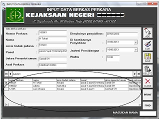 Script tambah, edit, hapus, simpan, cari, keluar dan cara mengkoneksikan database menggunakan ...