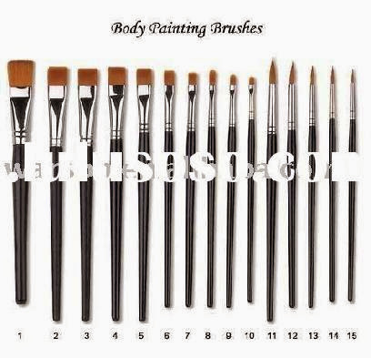 Body Painting Brushes | Body Art and Painting
