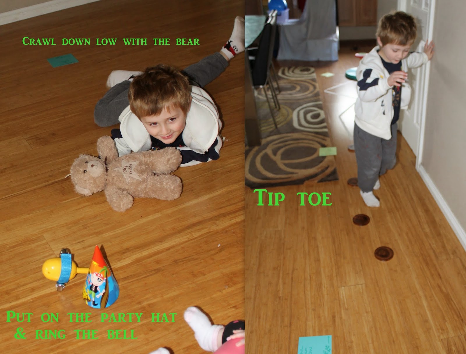 Adventures at home with Mum: Easy Kids Indoor Obstacle Course