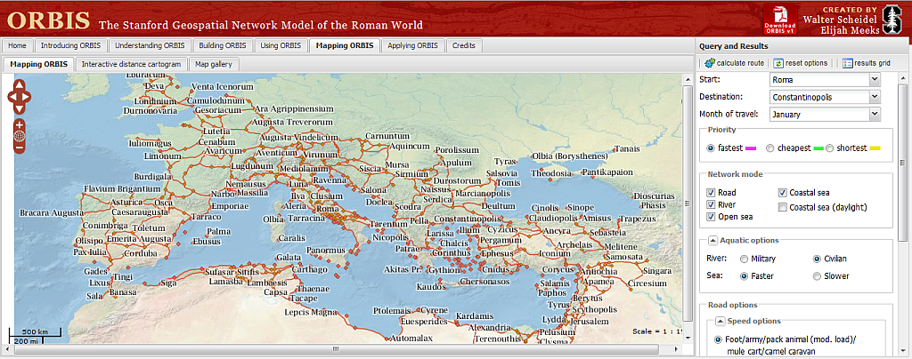 Dienekes’ Anthropology Blog: ORBIS: The Stanford Geospatial Network ...