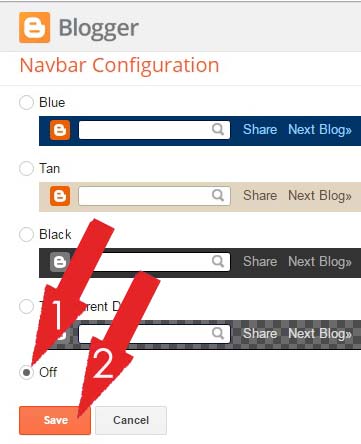 HOW TO REMOVE NAVBAR FROM BLOGGER- 3 WORKING METHODS