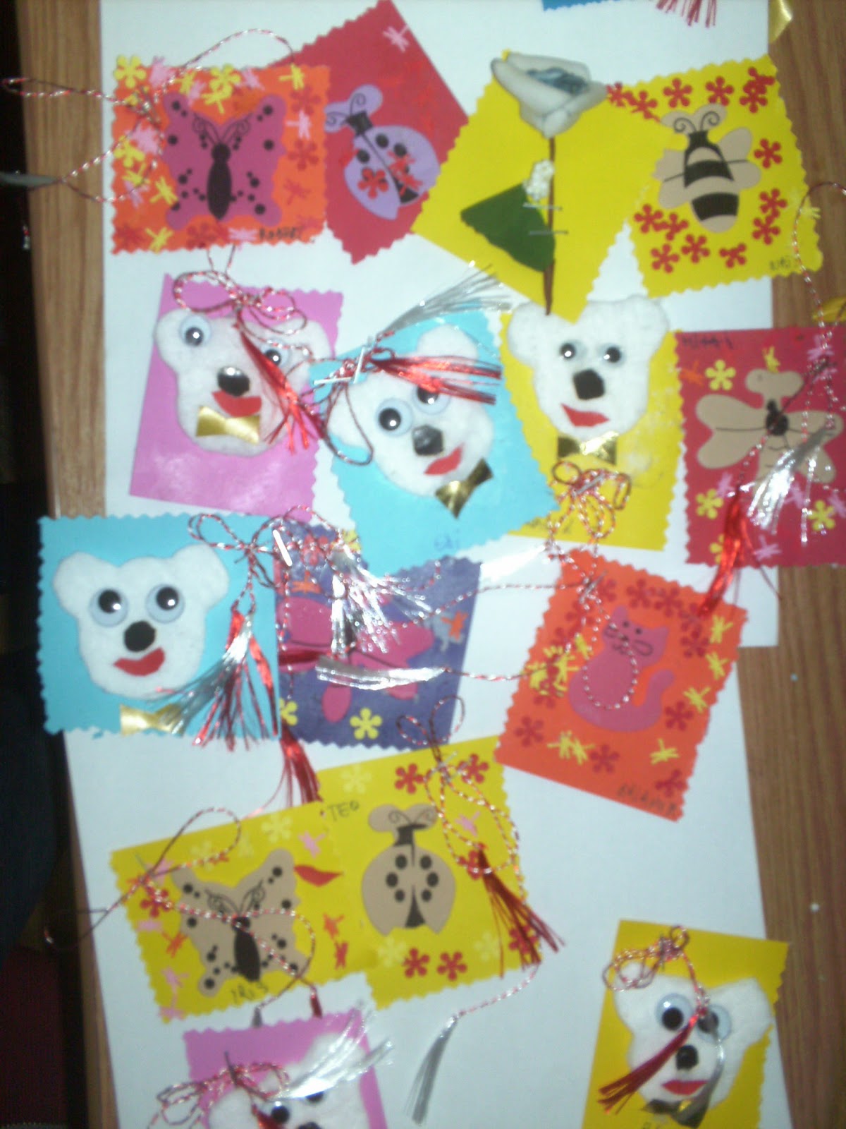 MODELE de MARTISOARE pentru 1 Martie :: Fise de lucru - gradinita si scoala