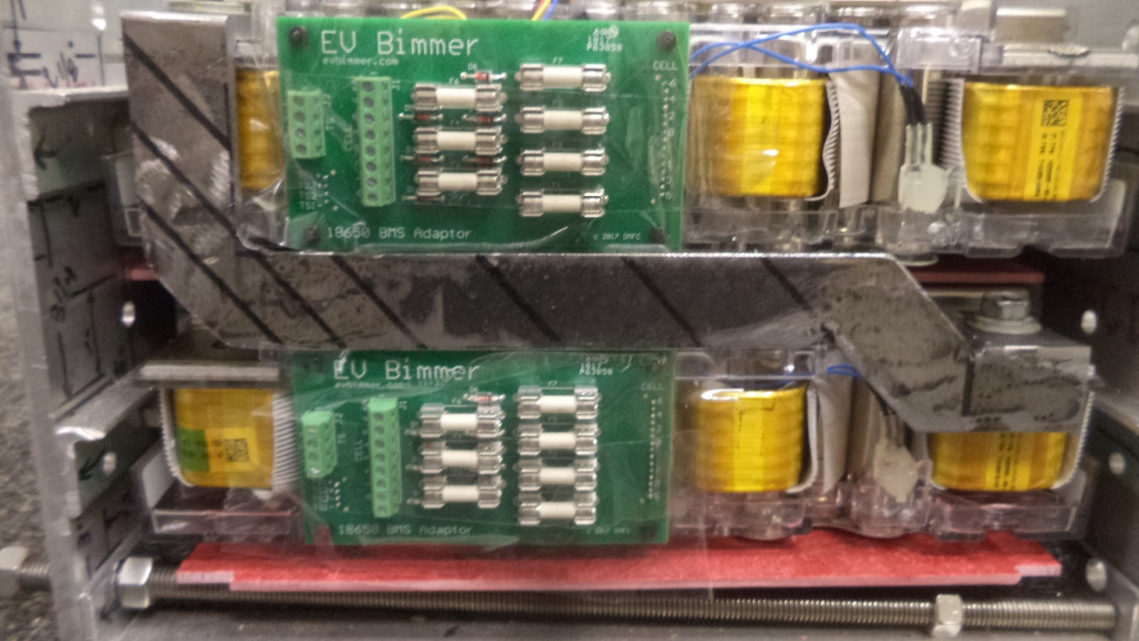 William's EV Bimmer 325i: Tesla 5.3 kWh Battery Pack Bus Bar - Steel ...