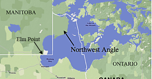 Tamerlane's Thoughts: Northwest Angle, Minnesota: American exclave in ...
