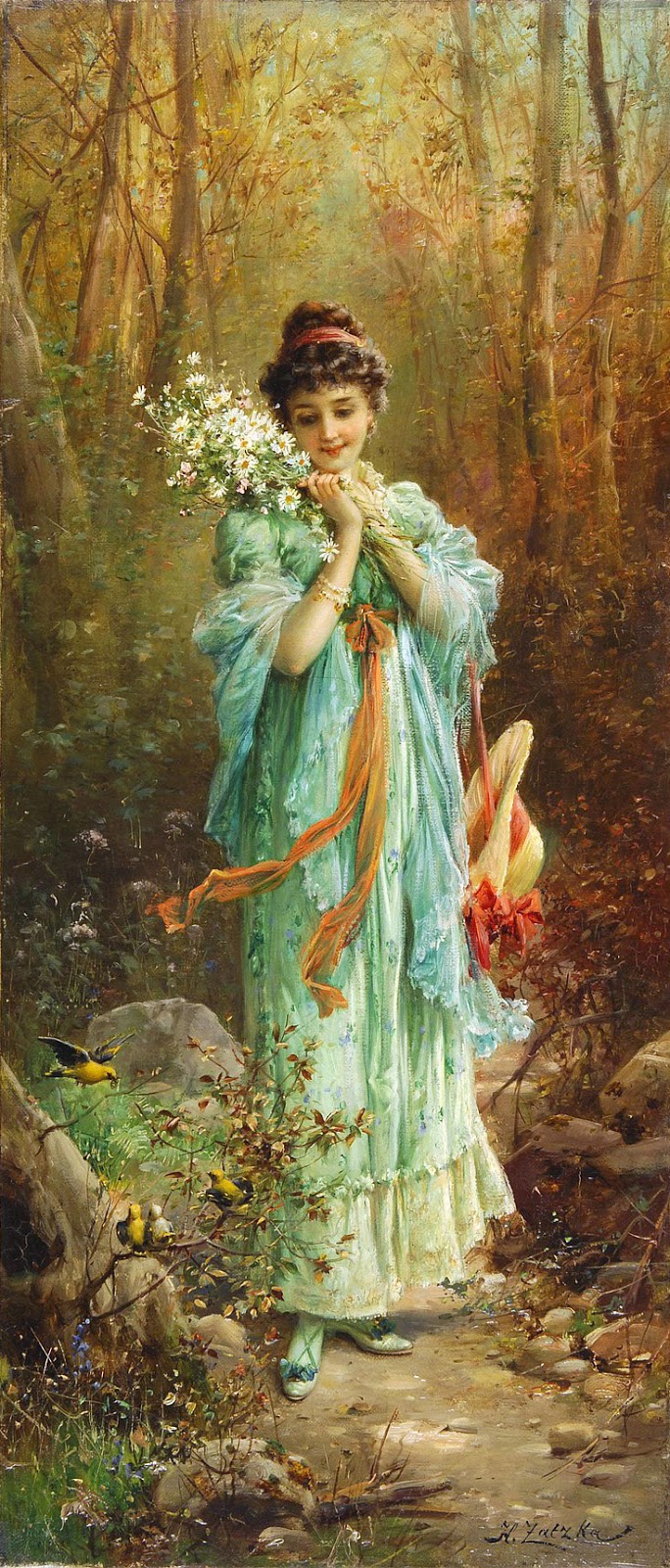Dreams in Lalaland: Hans Zatzka - Spring Beauty