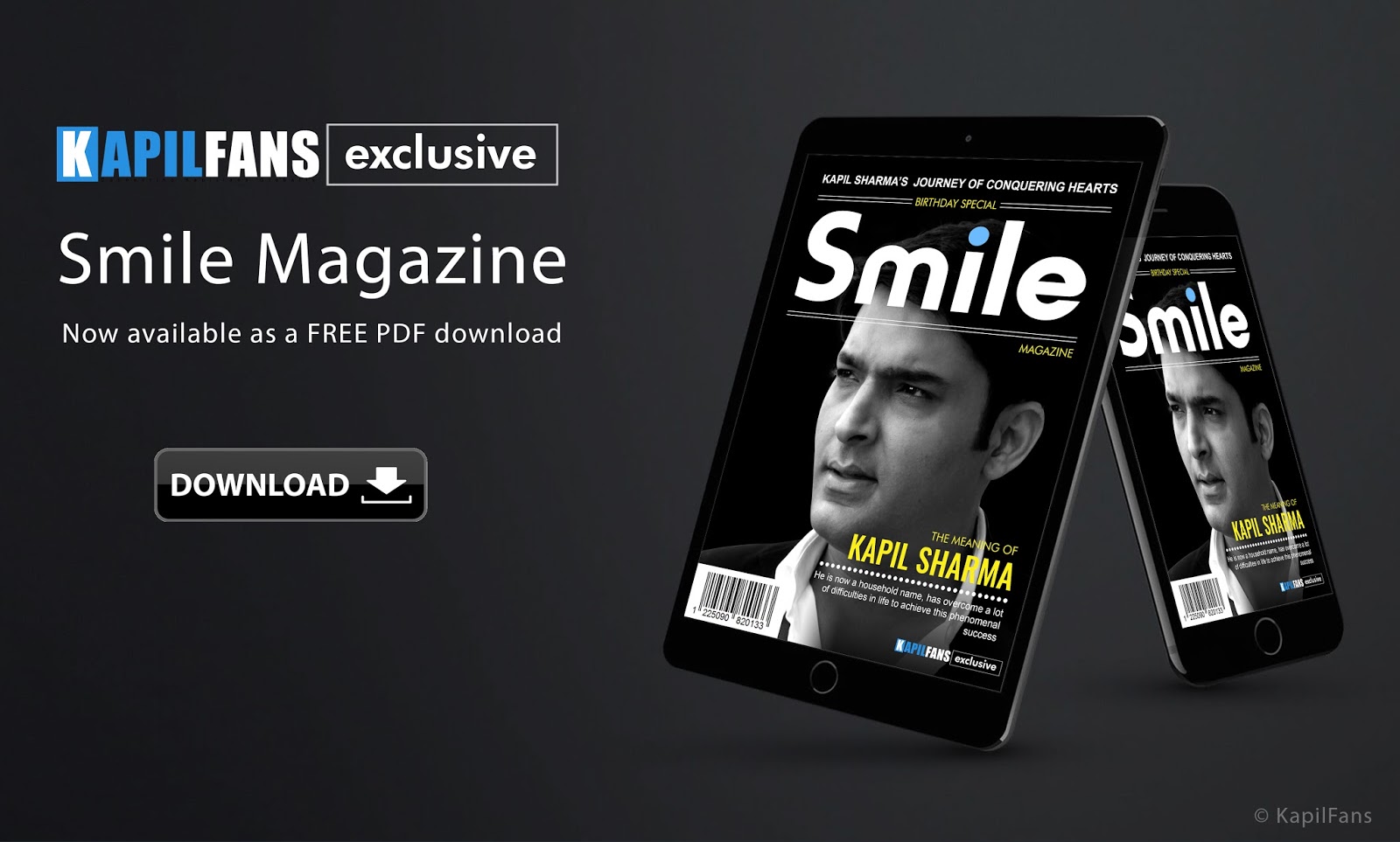 KapilFans issue of Smile Magazine now available for Download - KAPILFANS