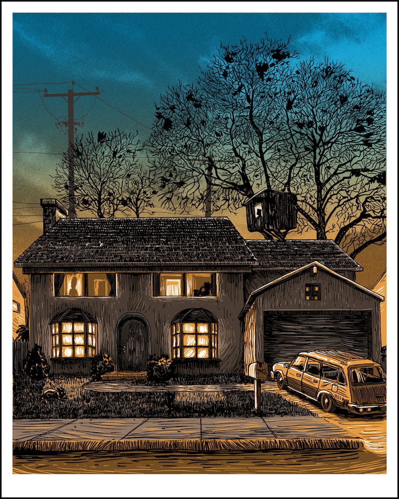 INSIDE THE ROCK POSTER FRAME BLOG: Tim Doyle 742 Evergreen Terrace The ...