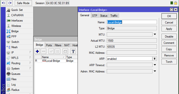 Konfigurasi Hotspot dan Bridge di Mikrotik melalui WinBox - Hzed Notes