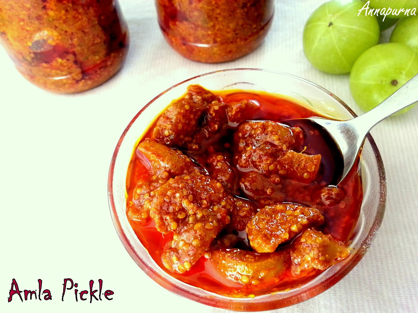 Annapurna: Amla Pickle Recipe