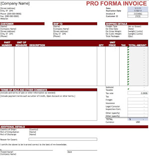 contoh invoice excel - wood scribd indo