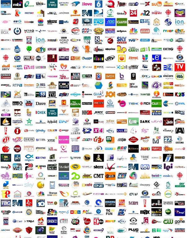 9000 mil logos de canais de tv nacionais e internacionais! | We Do Logos