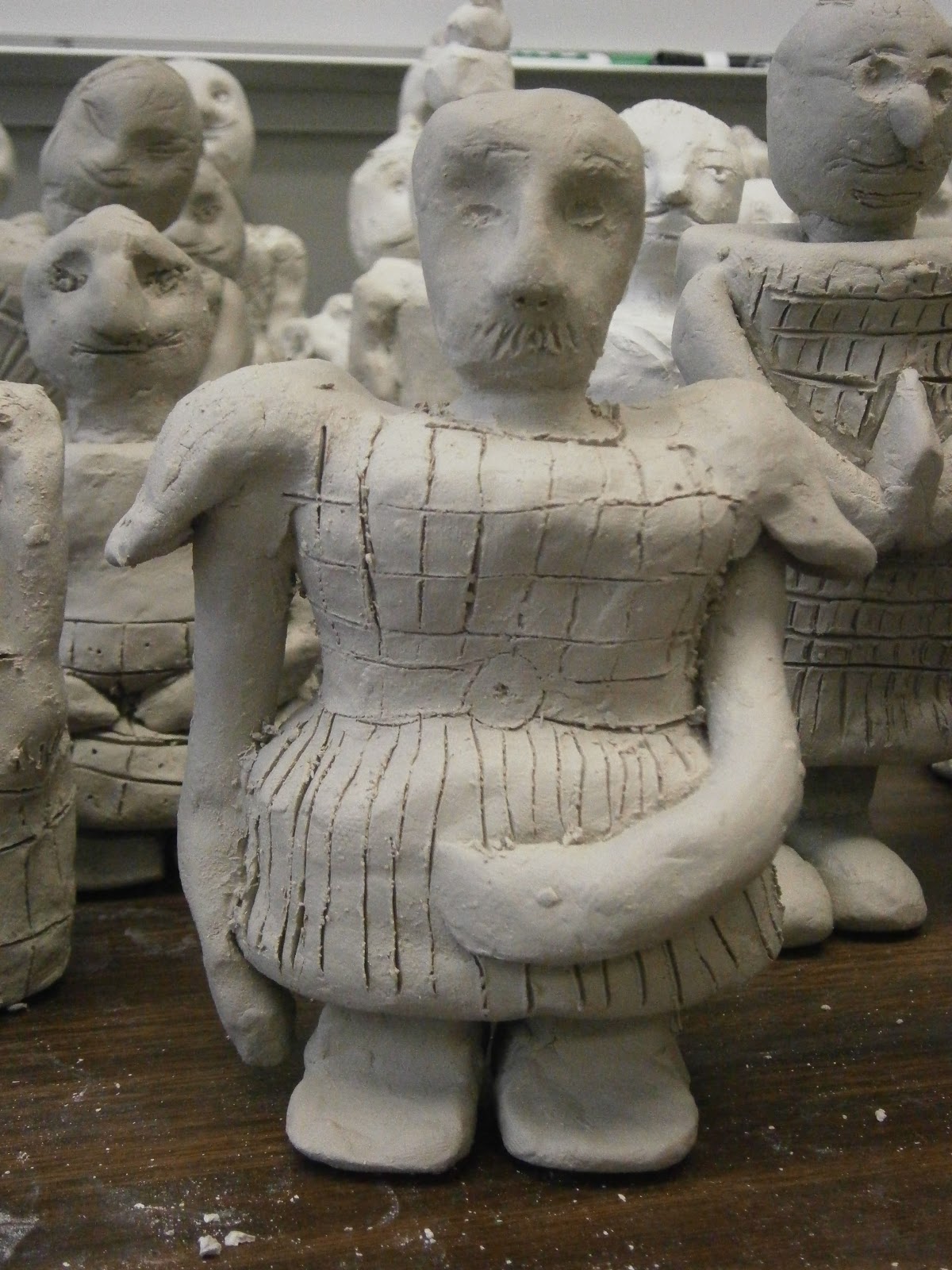 Miss Arty Pants: Clay Army- Terra Cotta Warriors Continued