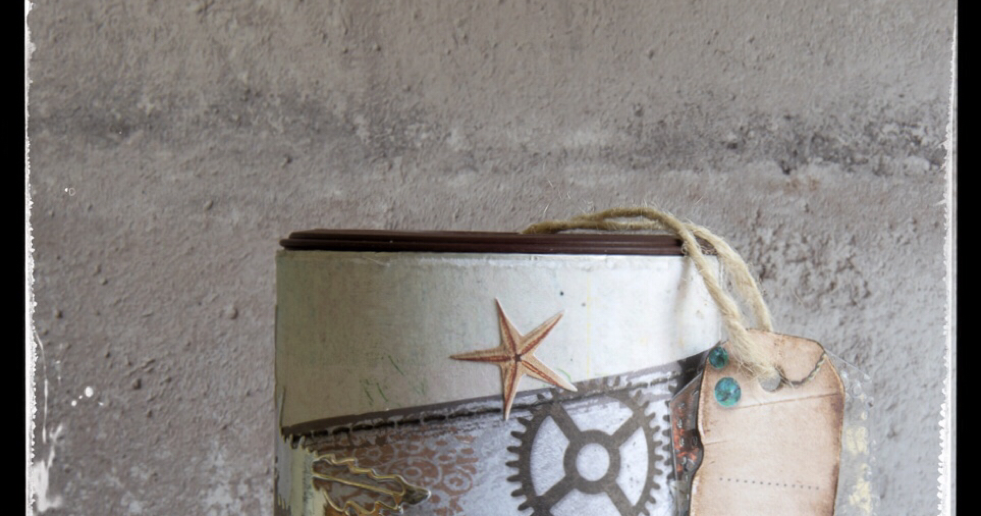 Room In A Cupboard...: Cherish The Memory, Repurposed Cacao Container ...