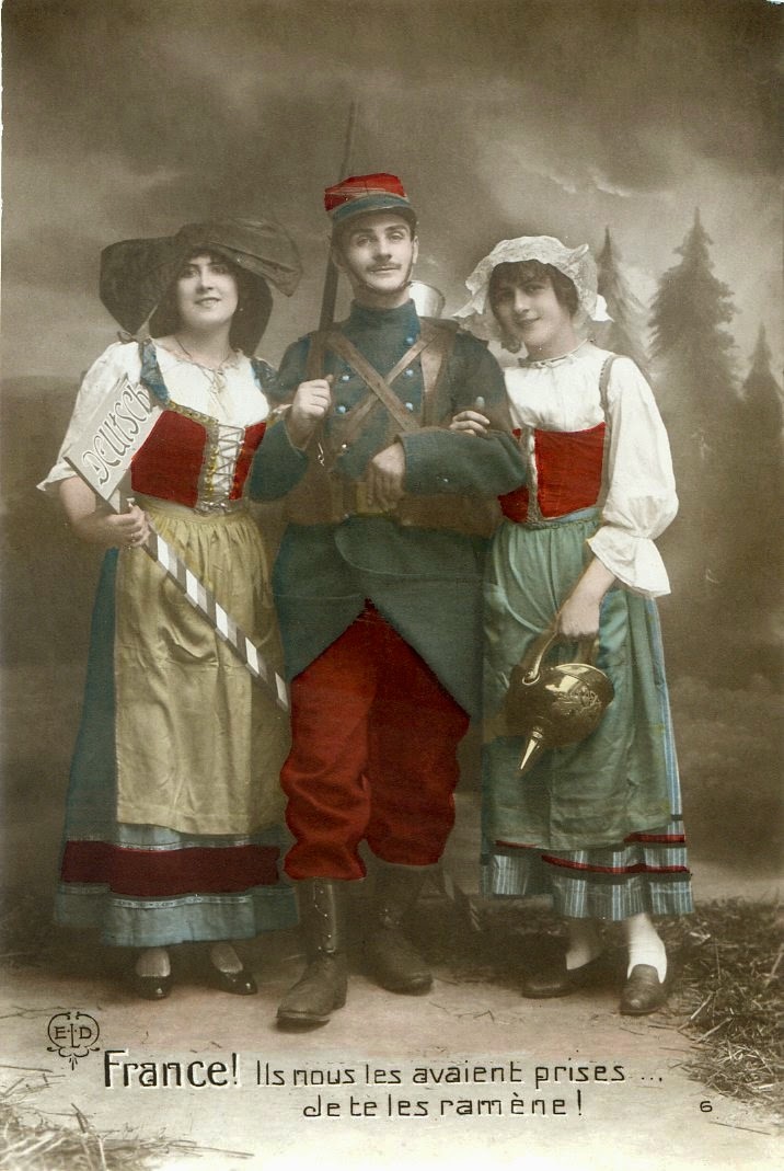 Beautiful French Propaganda Postcards From World War I ~ vintage everyday