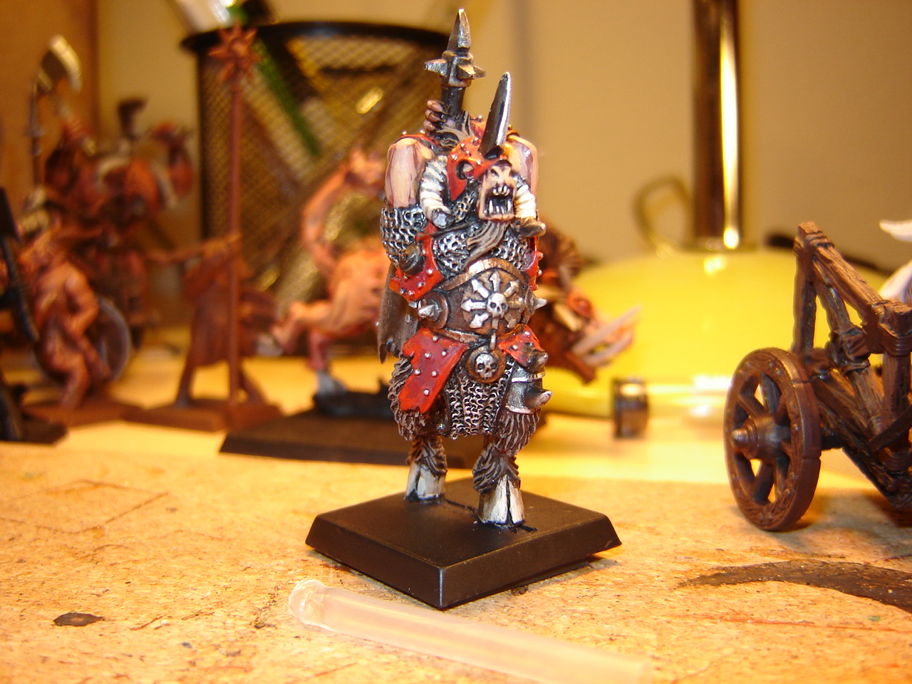 The Company of the Damned: Wargor on Razorgor Chariot WIP